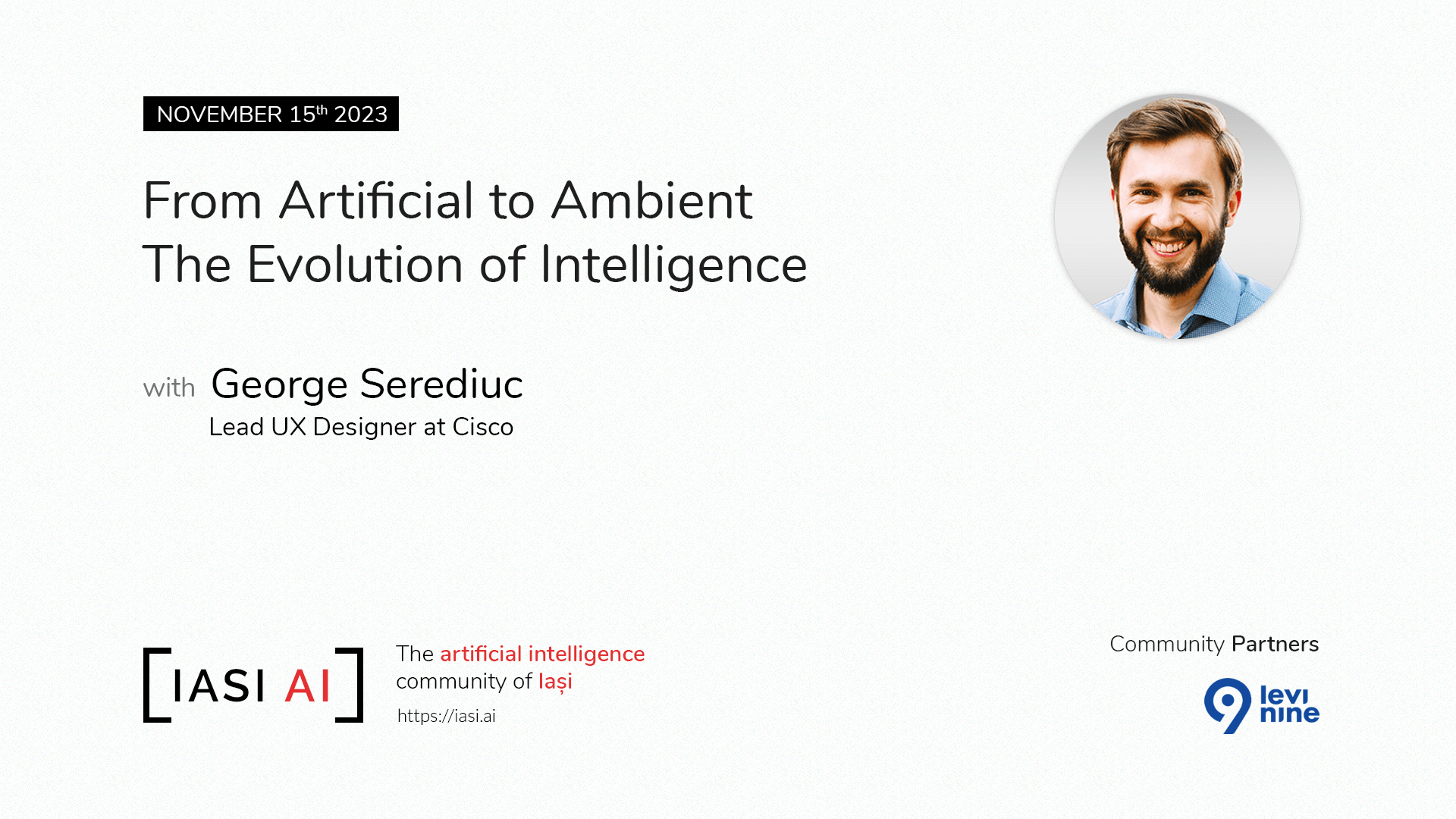 From Artificial to Ambient: The Evolution of Intelligence - IAȘI AI meetups